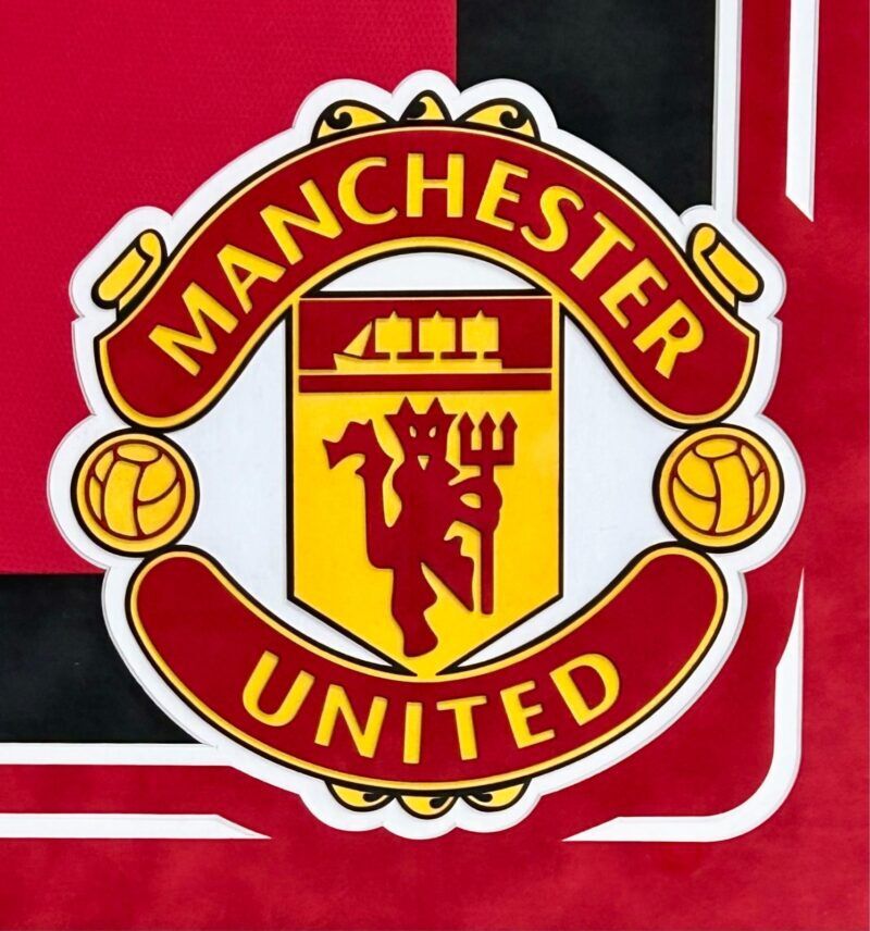 CRISTIANO RONALDO AUTOGRAPHED FRAMED RED SOCCER JERSEY BECKETT ...