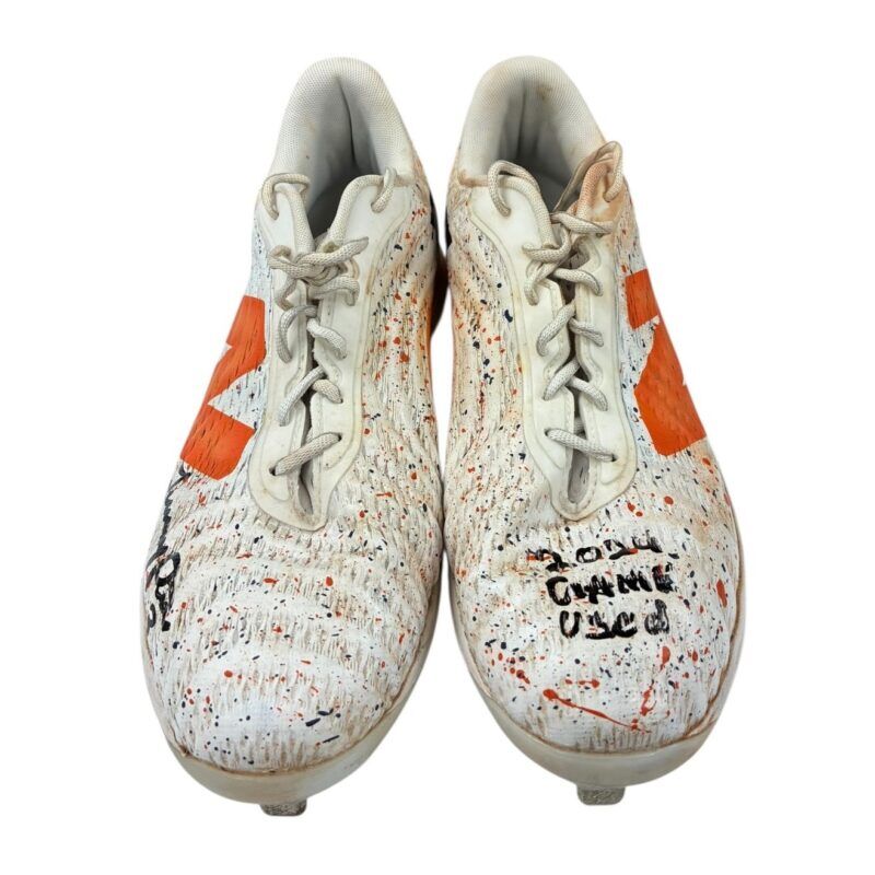JEREMY PENA SIGNED 2024 SEASON GAME USED ASTROS WORN BASEBALL CLEATS ...