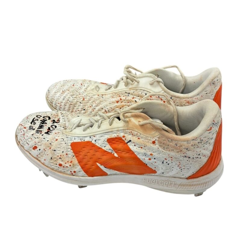 JEREMY PENA SIGNED 2024 SEASON GAME USED ASTROS WORN BASEBALL CLEATS ...