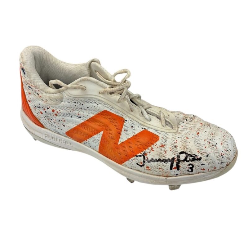 JEREMY PENA SIGNED 2024 SEASON GAME USED ASTROS WORN BASEBALL CLEATS ...