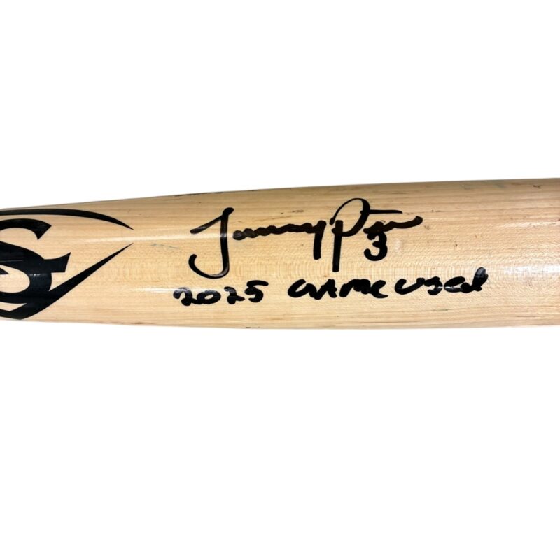 JEREMY PENA SIGNED 2025 ASTROS LOUISVILLE SLUGGER GAME USED BAT MODEL ...