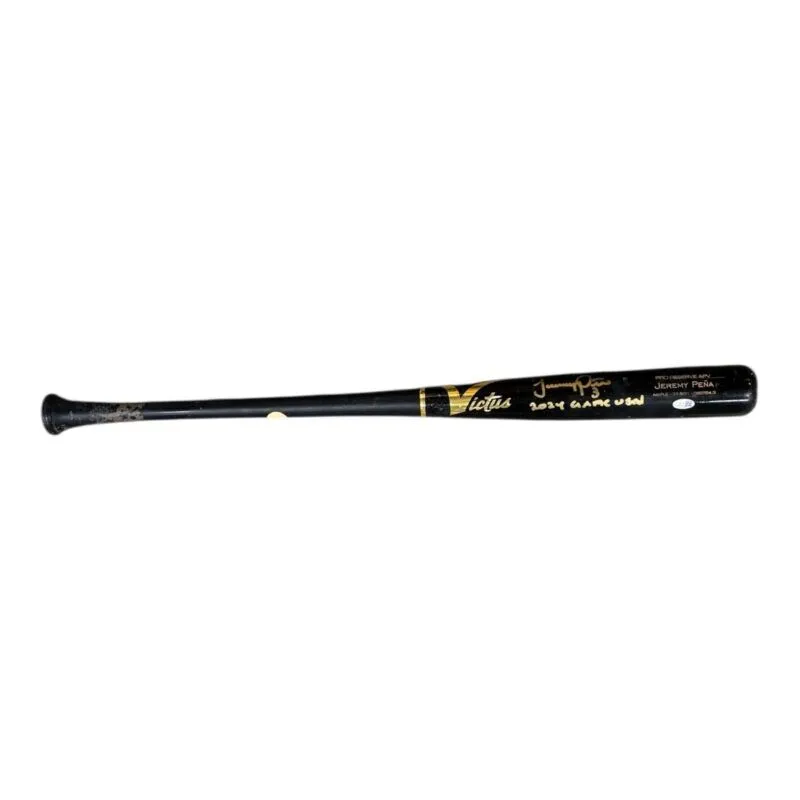 JEREMY PENA SIGNED 2024 ASTROS VICTUS GAME USED BAT PRO RESERVE APV ...