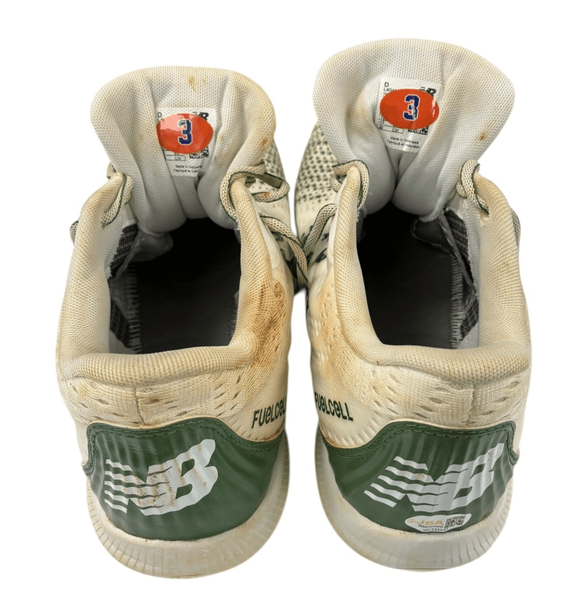 JEREMY PENA SIGNED 2024 SEASON GAME USED ARMED FORCES CLEATS 5/19/25 ...
