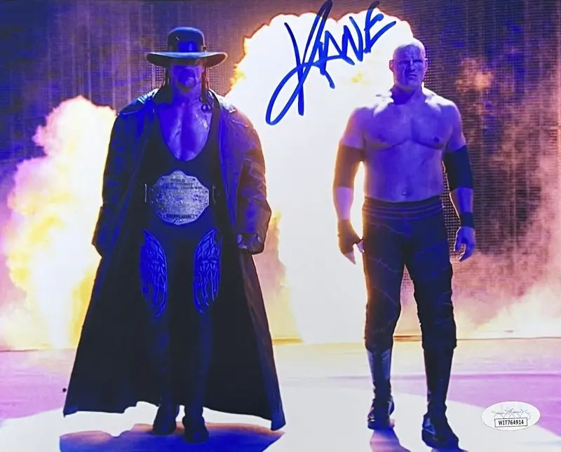 KANE Signed Autographed 8x10 Photo JSA Authentic WWE 2 | Fiterman Sports