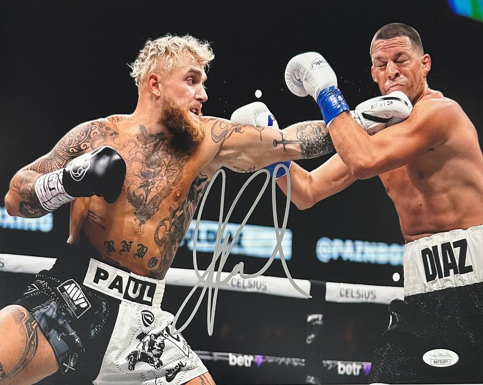 Jake Paul Signed Autographed 11x14 Photo JSA Witness #1 | Fiterman Sports