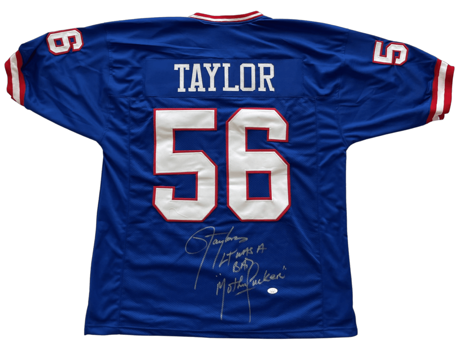 Lawrence Taylor Signed Autographed Jersey JSA LT Was a Bad Mo'FO ...