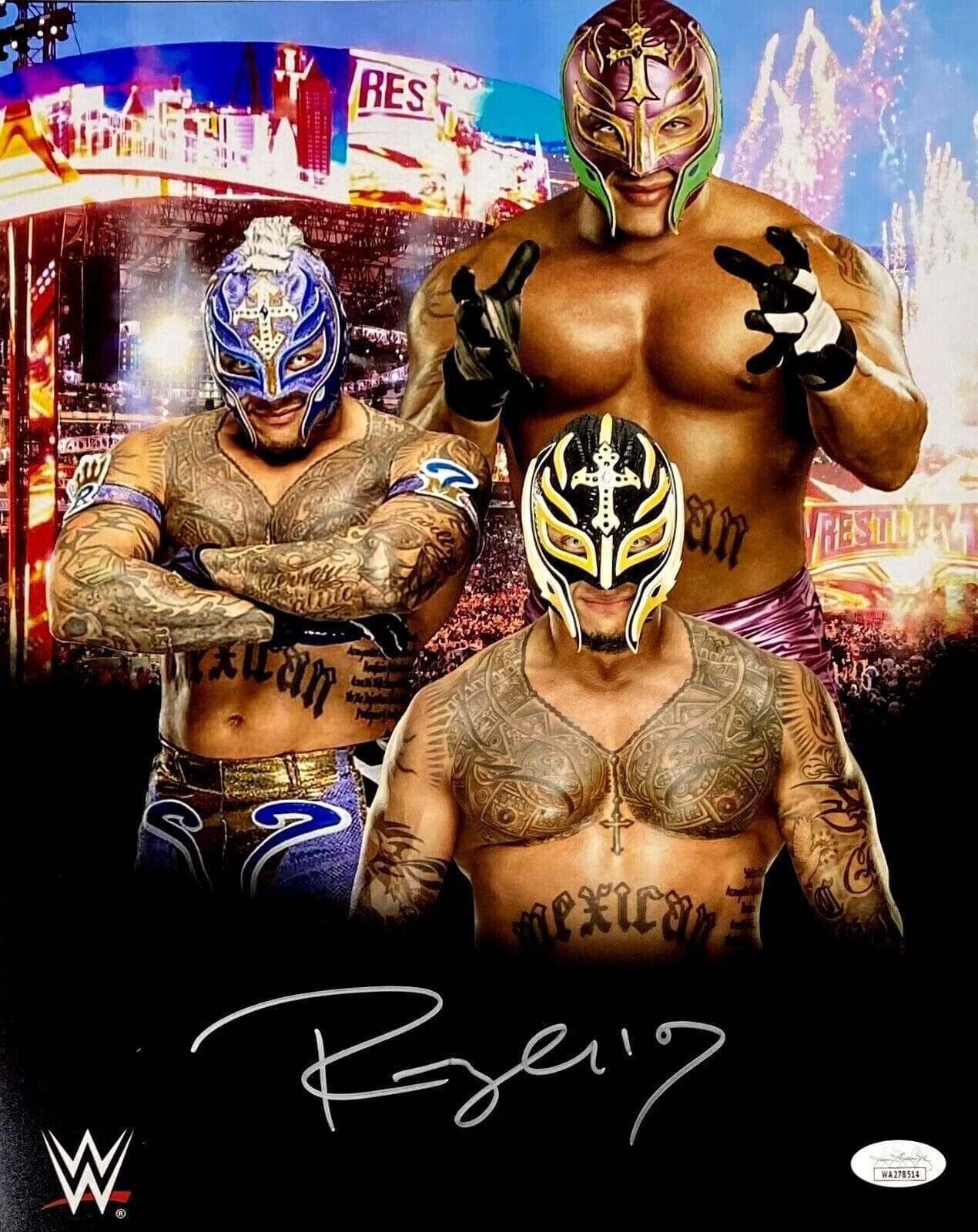 Rey Mysterio Signed Autographed 11x14 Photo JSA Authenticated #3 | Fiterman Sports