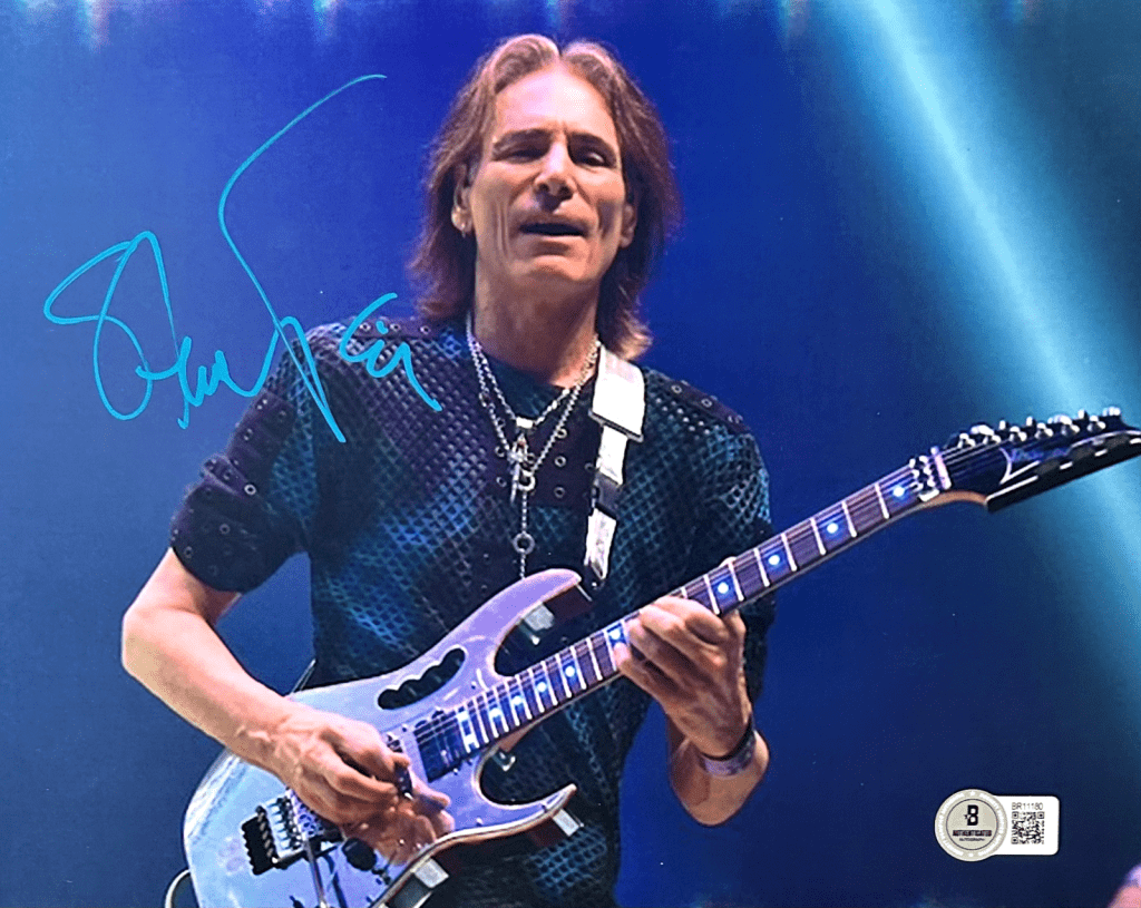 Steve Vai Signed Autograph 8x10 Guitarist Legend Beckett 1 | Fiterman ...