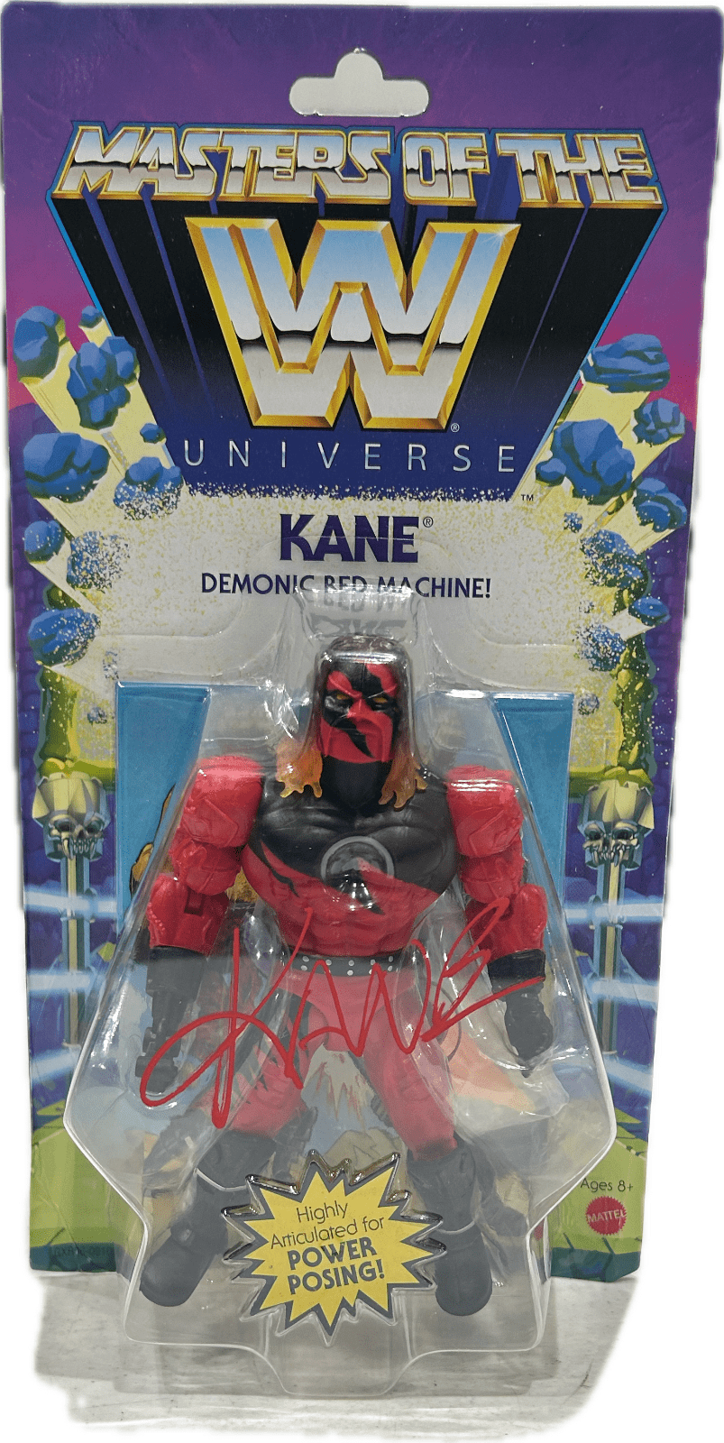 KANE Signed Autographed WWE Masters of the Universe Action Figure JSA ...