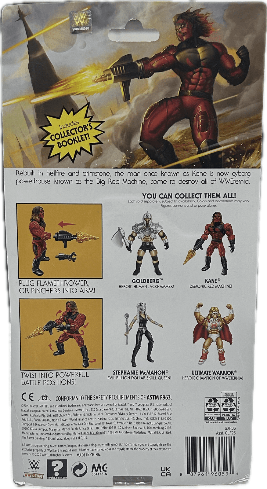 KANE Signed Autographed WWE Masters of the Universe Action Figure JSA ...