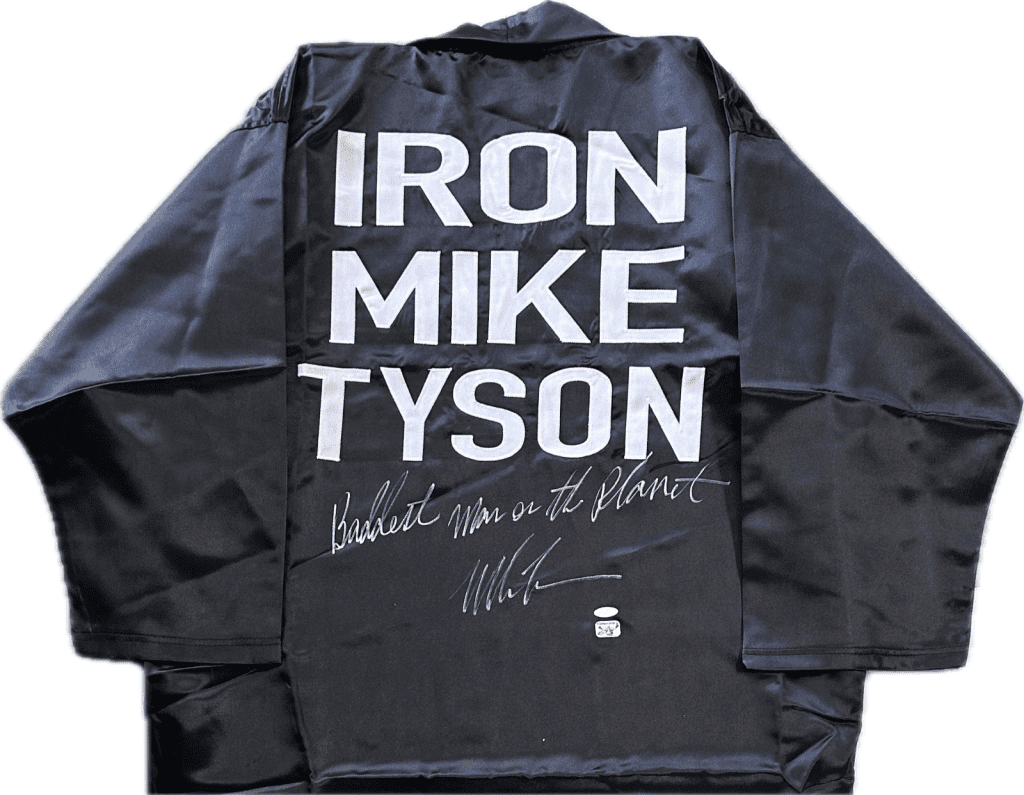 Mike Tyson Signed Autographed Boxing Robe Steiner Sports & Tyson ...