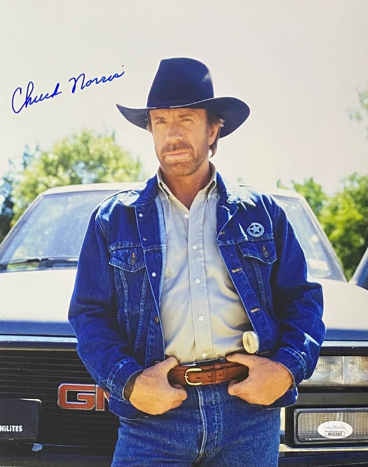 Chuck Norris Signed Autographed 11x14 Photo JSA Authentication #8 ...