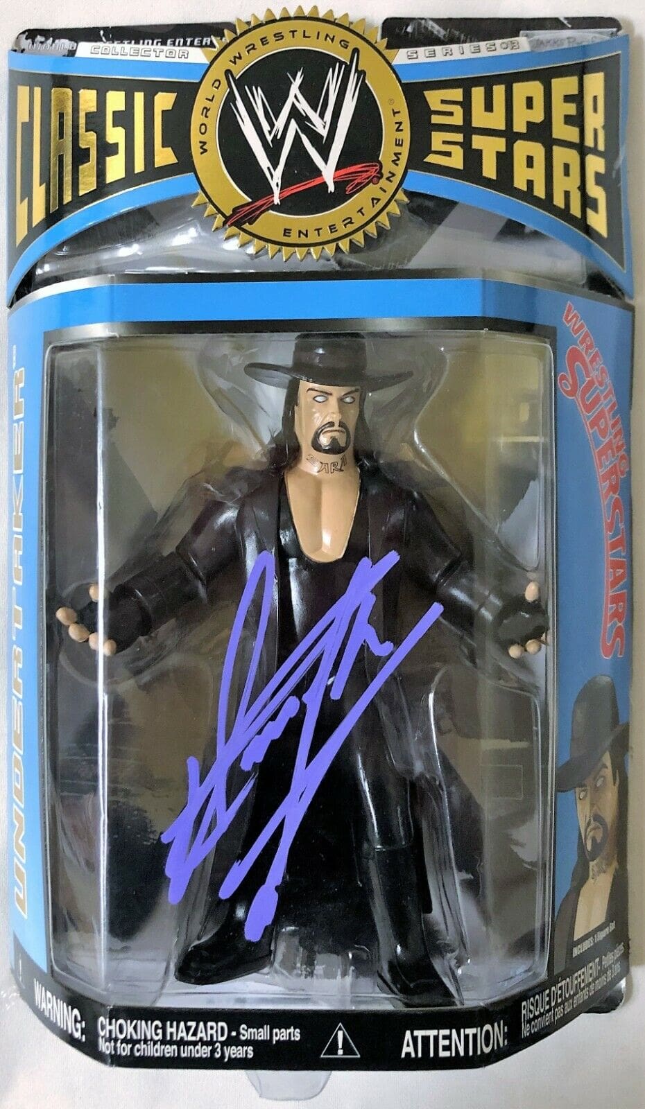 The Undertaker Signed Autographed WWE Classic Super Star Figure PSA/DNA ...