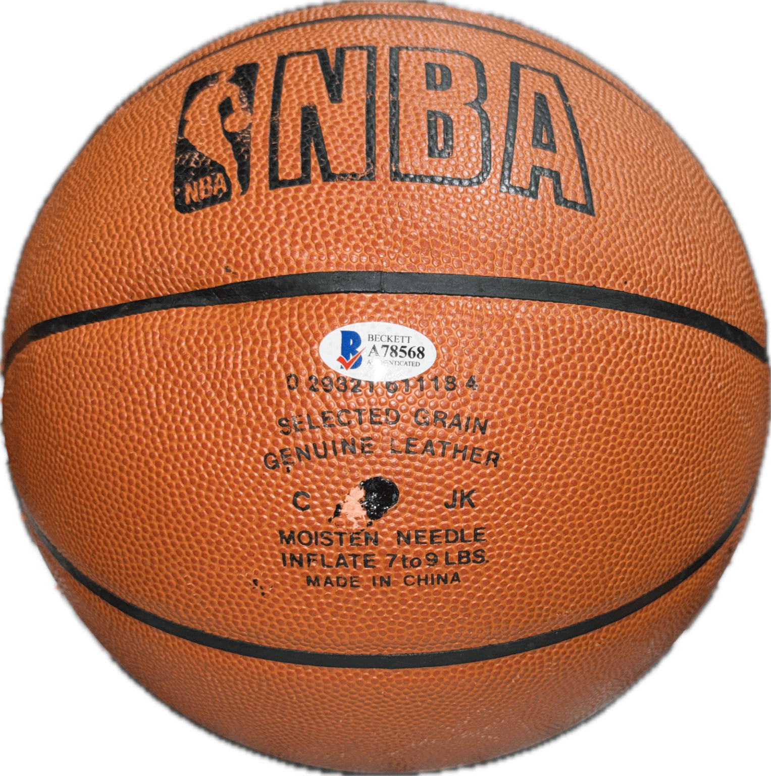 Michael Jordan Signed Spalding Bulls Official NBA Game Basketball ...