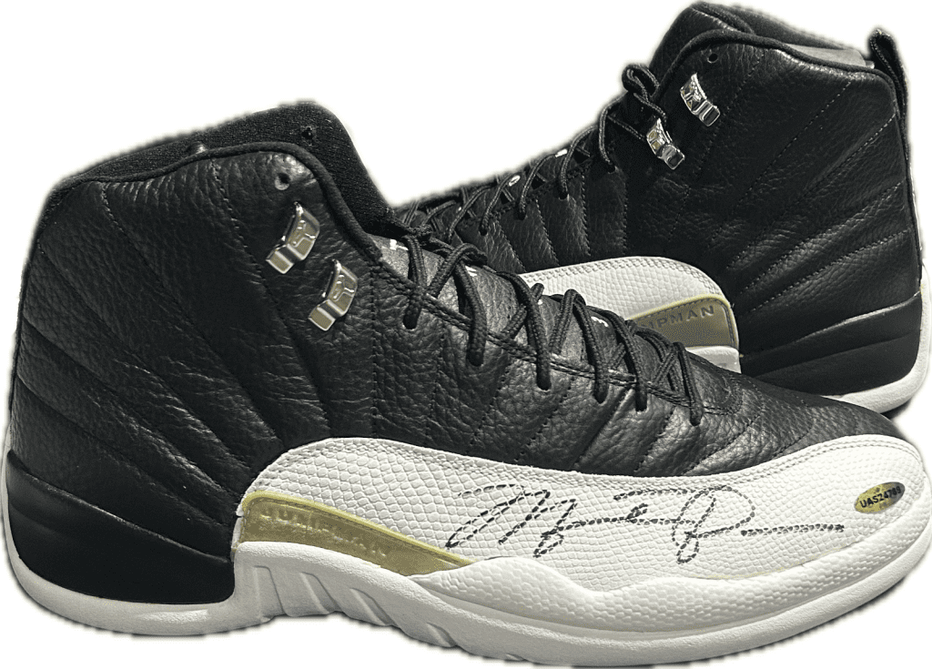 Michael Jordan Signed Air Jordan 12's Retro Shoes Size 13 UDA JSA ...