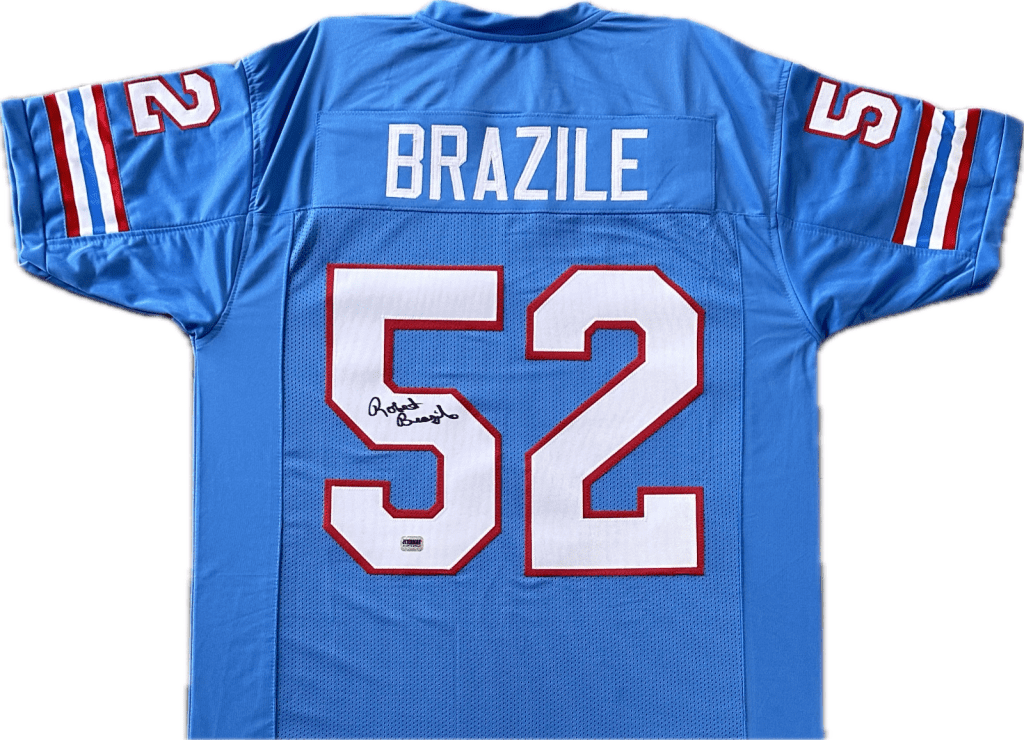 Robert Braziel Signed Autographed Baby Blue Jersey Fiterman Sports ...