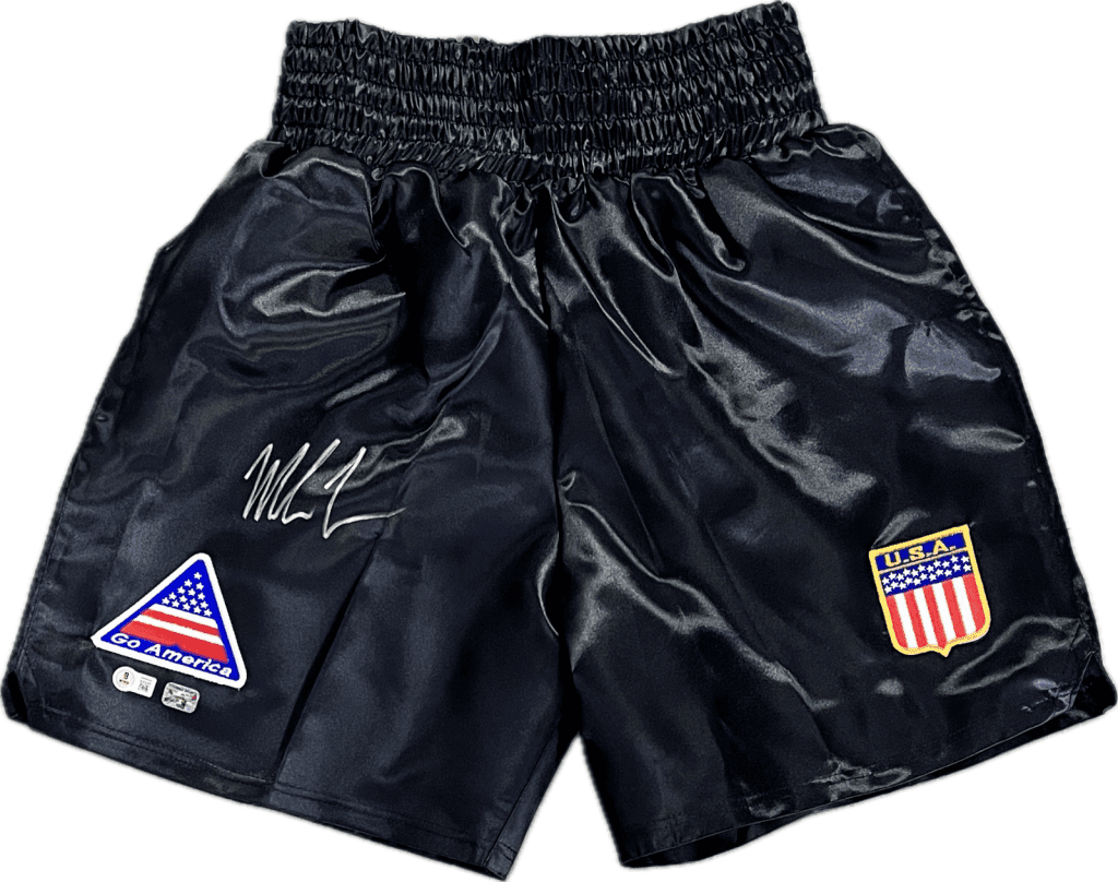 Mike Tyson Autographed Signed Boxing Trunks Beckett & Tyson Hologram ...
