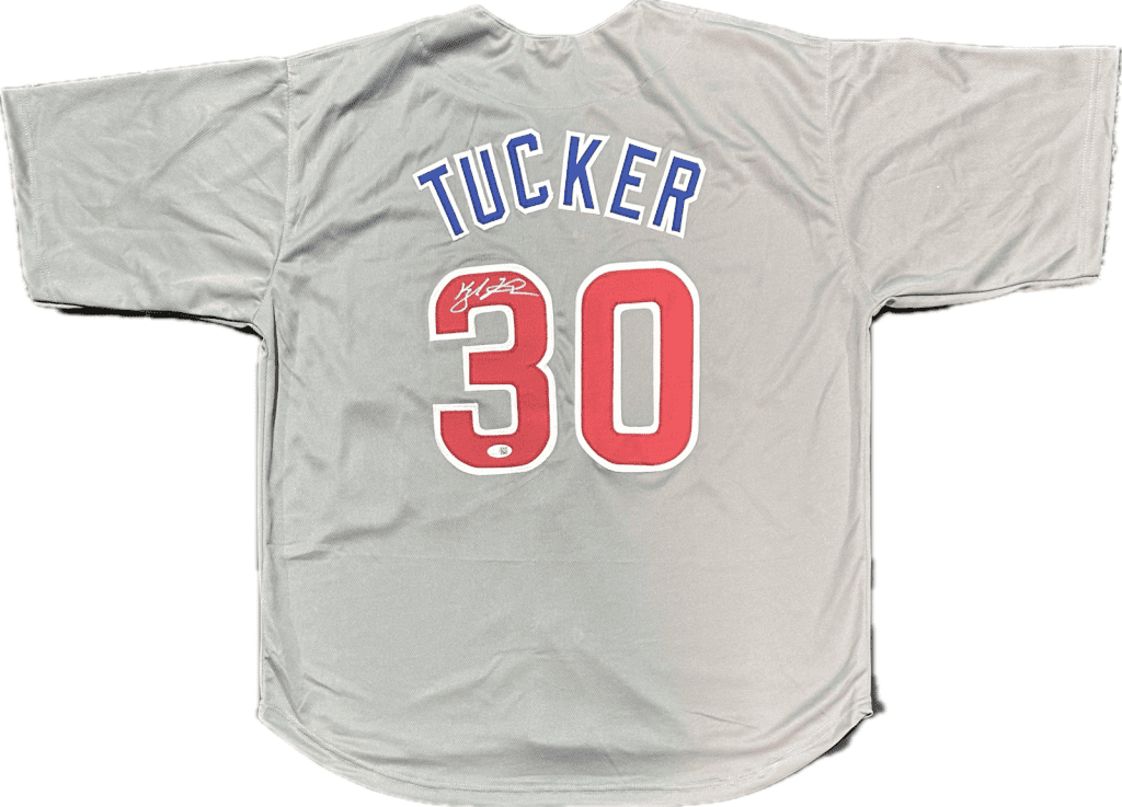 Kyle Tucker Signed Autographed Custom Gray/Red Jersey JSA Authenticated ...