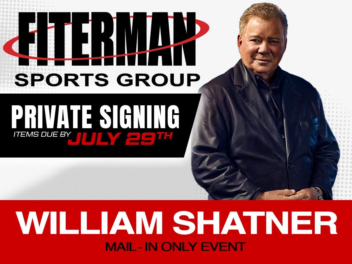 William Shatner (MAIL-IN ONLY) - League City, TX | Fiterman Sports