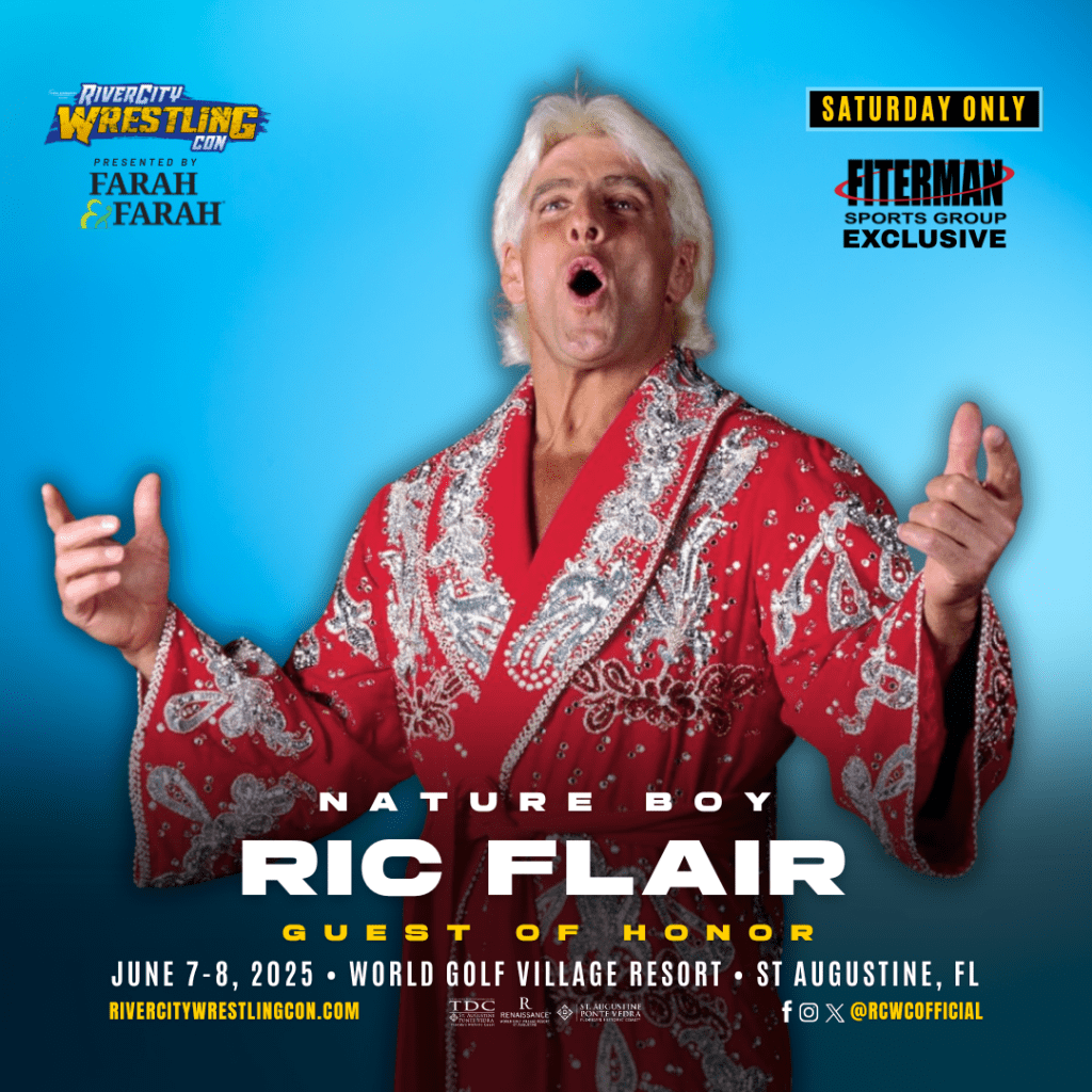 Ric Flair (PUBLIC AUTOGRAPH EVENT) RiverCity Wrestling Con - St ...