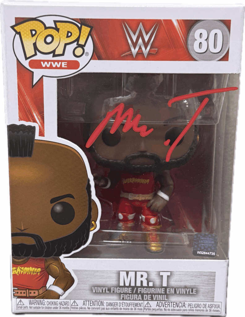 Mr. T Signed Autographed WWE Funko Pop 80 JSA Authenticated ...