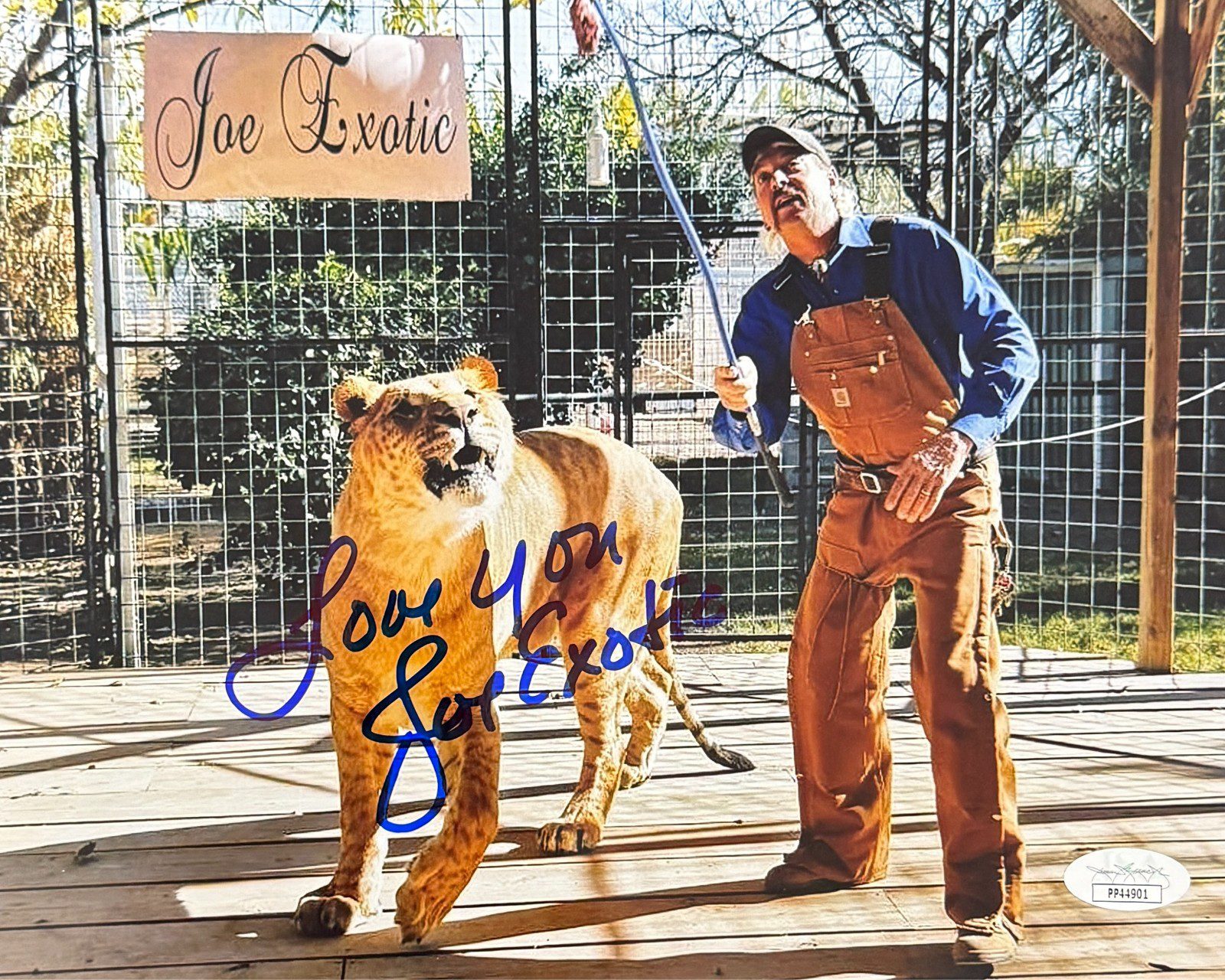 Joe Exotic "Tiger King" Signed Autographed 8x10 Photo JSA Authenticated ...