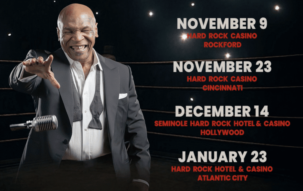 Mike Tyson JAN 23 (Meet & Greet Packages) - Hard Rock Hotel & Casino ...