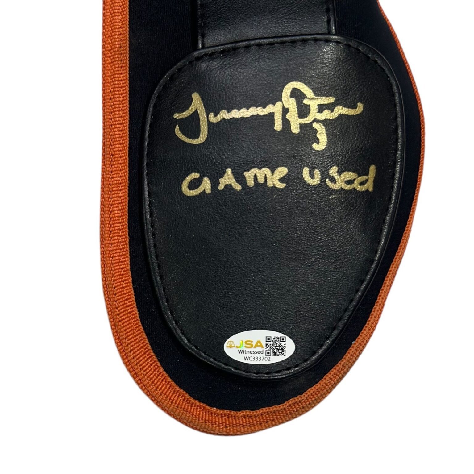 JEREMY PENA SIGNED 2023 SEASON GAME USED 44 PRO SLIDING GUARD MITT ...