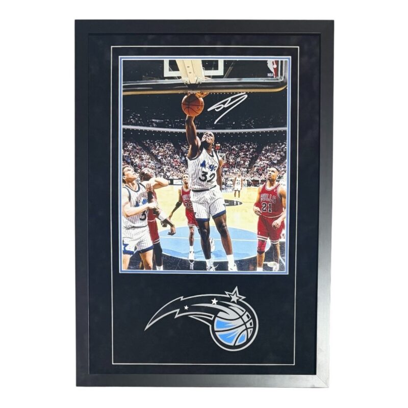 SHAQUILLE SHAQ O'NEAL AUTOGRAPHED FRAMED 16x20 PHOTO JSA #2 ORLANDO ...