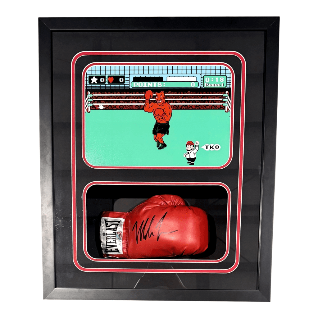 Mike Tyson Signed Glove Shadow Box JSA & Mike Tyson Hologram Authentic ...